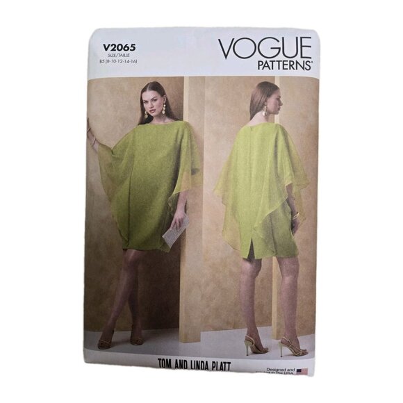Vogue | Other | Vogue Sewing Pattern 265 Designer Dress By Tom And ...